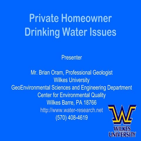 Water Treatment | PPT