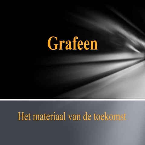 Wat is grafeen | PPT