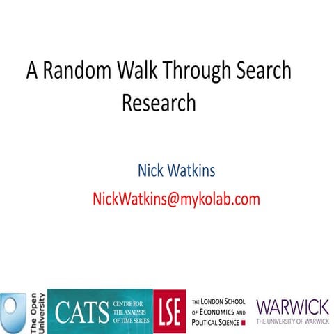 A Random Walk Through Search Research | PPT