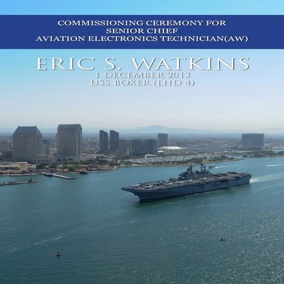Watkins Commissioning Ceremony Booklet | PDF