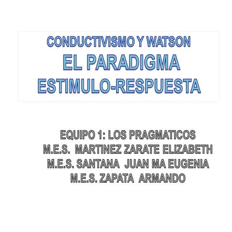 John B. Watson | PPTX