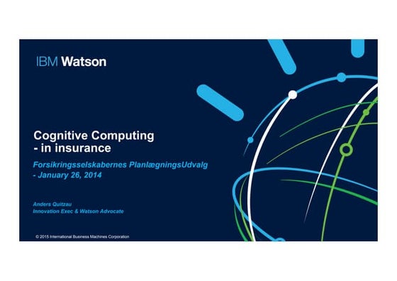 Into the Big Data Future with Watson Analytics | PPT