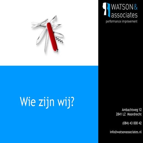 Wie is Watson | PPTX