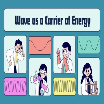 WAVES as Carrier of Energy Science Grade 7 | PPTX