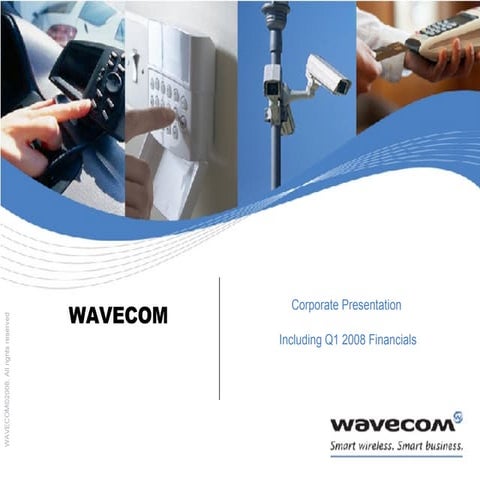 Wavecom - wireless solutions for M2M communication | PPT