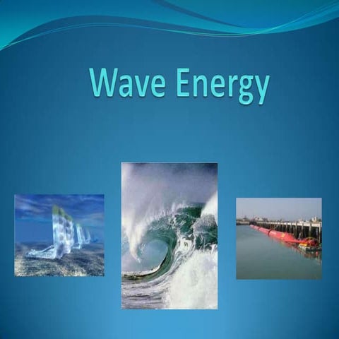 Wave energy | PPTX