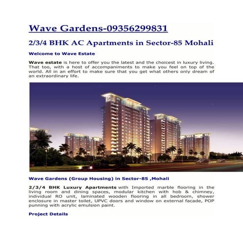 Wave estate | DOCX
