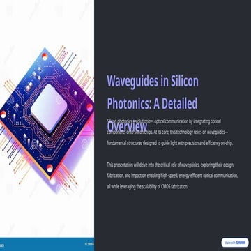 Waveguides in Silicon Photonics_ A Detailed Overview.pptx