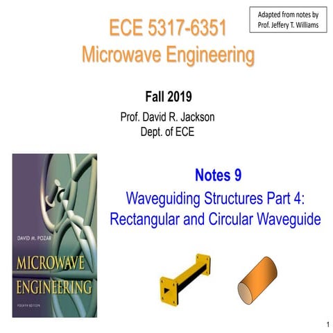 Waveguiding Structures Part 4 (Rectangular and Circular Waveguide).pptx