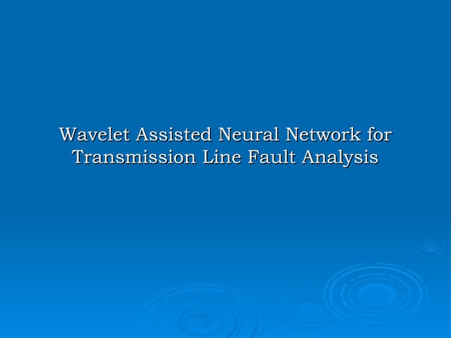 Fundamentals Wavelet Assisted Neural Network.ppt Fundamentals Wavelet Assisted Neural Network.ppt