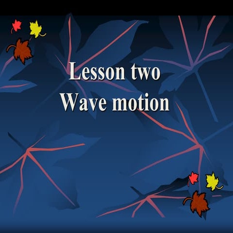 Wave Motion.PPT