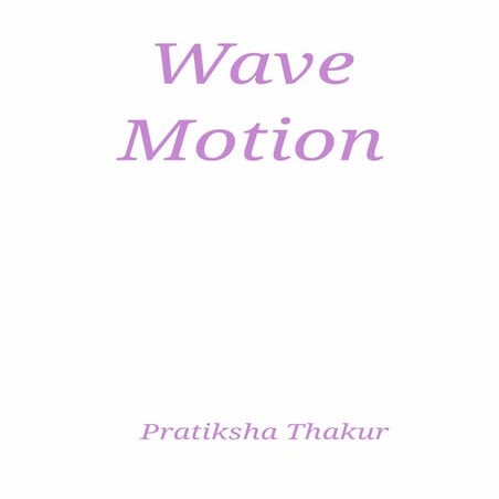 Wave Motion | PDF
