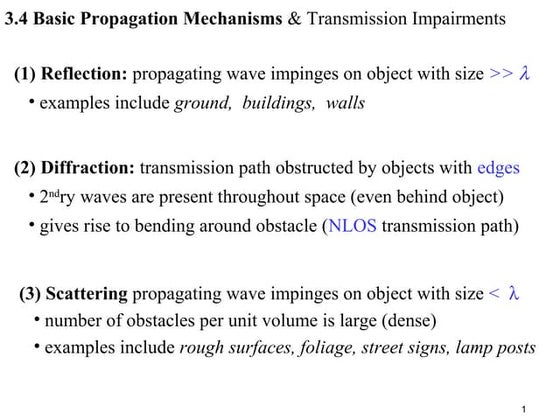Propagation mechanisms | PPT