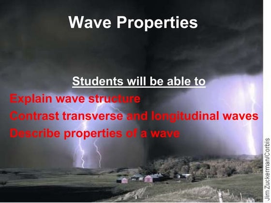 Wave speed, frequency and wavelength | PPT