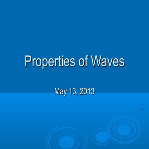 Waves | PPT
