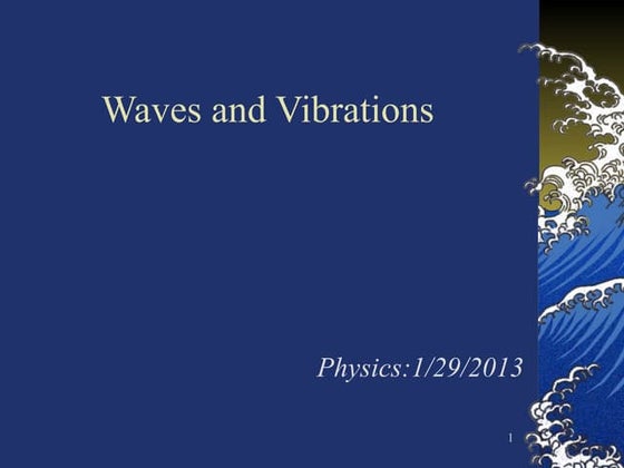 Characteristics of waves | PPTX | Physics | Science