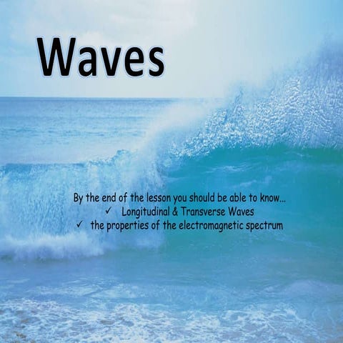 Waves | PPTX | Physics | Science
