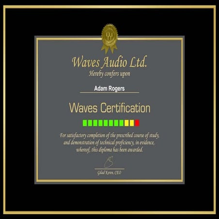 Waves Certification | PPT