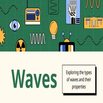 Waves are disturbances that transfer energy from one place to another ...