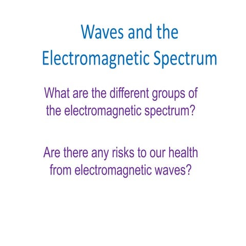 Waves and the Electromagnetic Spectrum.pptx