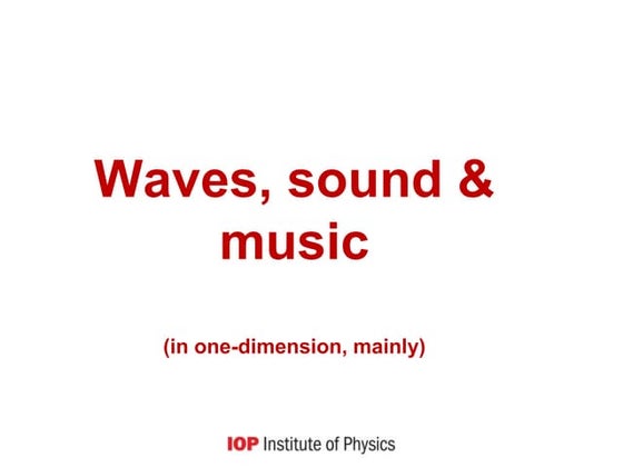 Wave equation (speed, wavelength & frequency | PPTX