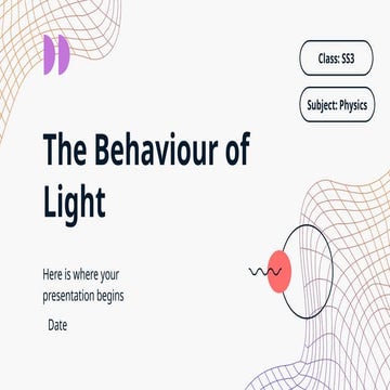 Properties of light | PPTX