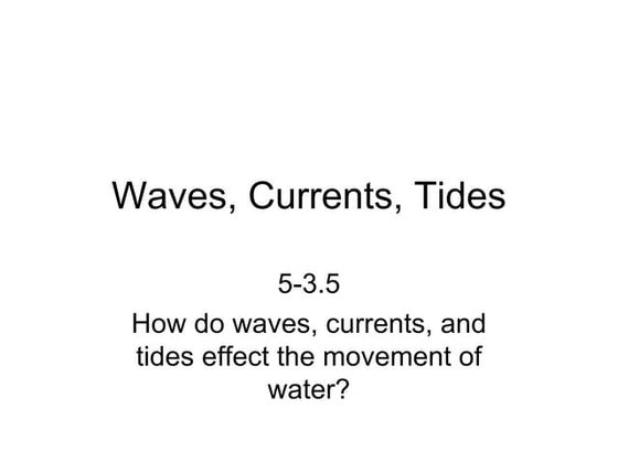 Tides | PPT