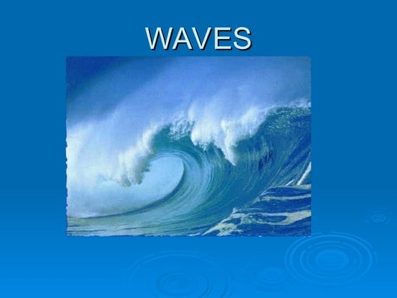 Mechanical Waves | KEY