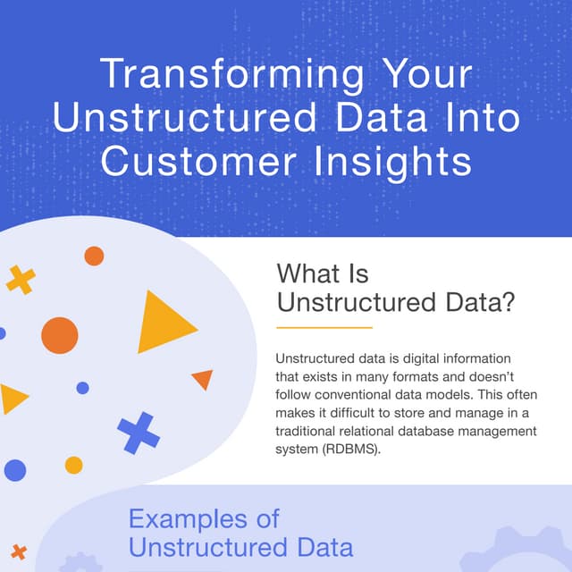 Transforming Your Unstructured Data into Customer Insights | PDF Transforming Your Unstructured Data into Customer Insights | PDF