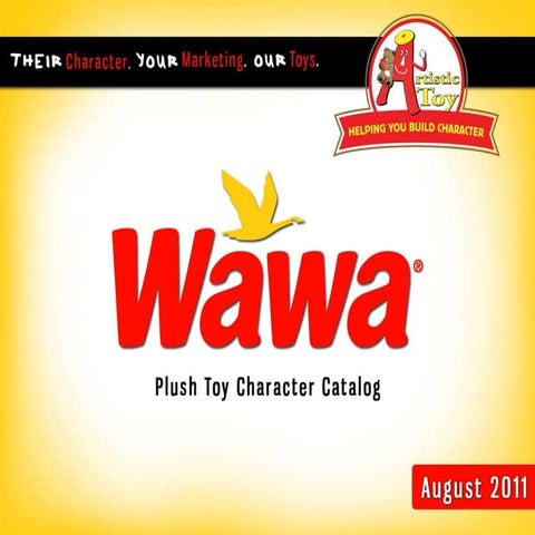 Wawa Character Plush Catalog | PPT