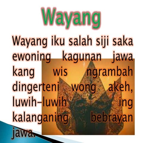 Wayang | PPT