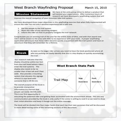 IAKM Wayfinding proposal | PDF