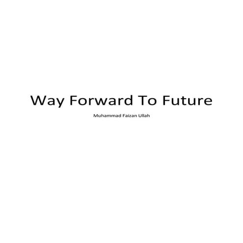 Way forward to future | PDF