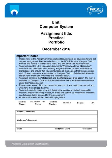 sfc Assingment l4dc NCC education | DOCX | IT and Internet Support | Internet
