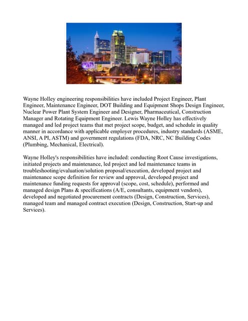 Lewis Wayne Holley | PDF