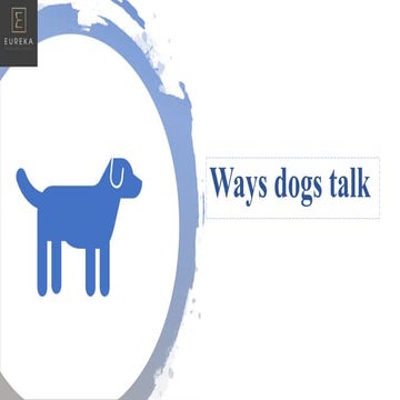 Ways dogs talk | PPT