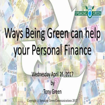 Green energy - The sustainable energy source of the future 01262016 | PPTX