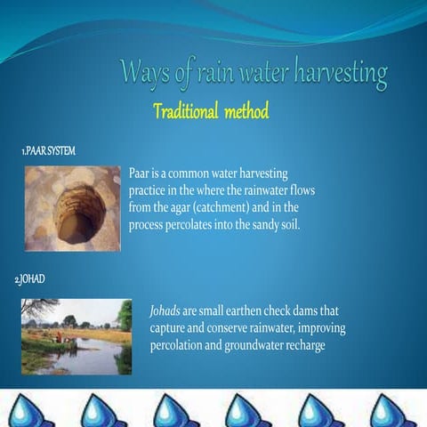 Water harvesting and its technique | PDF