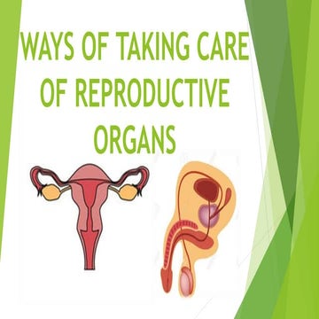 Taking care of the Human Reproductive System - Copy.pptx