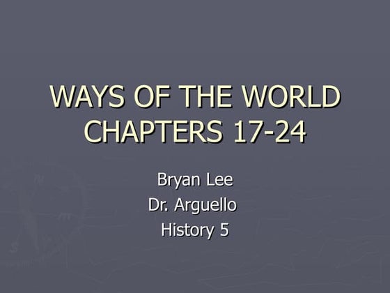 AP WORLD HISTORY: Chapter 16 Atlantic Revolutions: Global Echoes 1750 ...