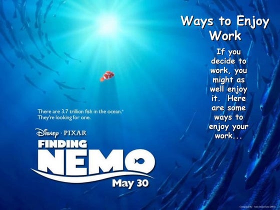 Way to enjoy Work | PPT
