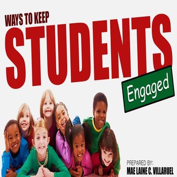 Ways to keep students engaged | PPTX
