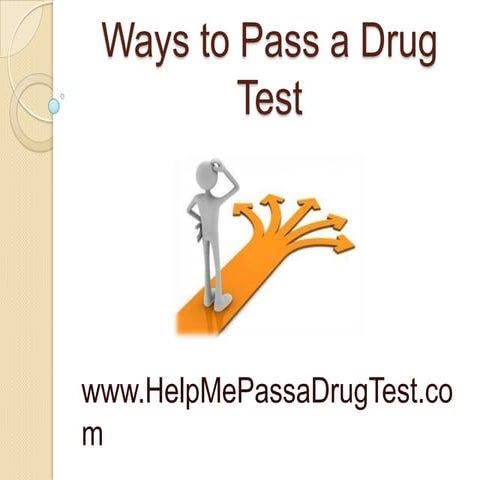 How to pass drug test in different ways | PPTX