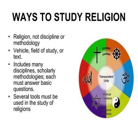 Ways To Study Religion | PPT