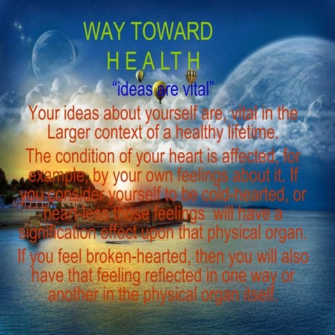 Way toward health | PPT | Mental Health | Diseases and Conditions