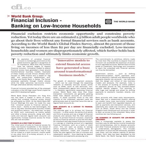 Wbg ffidr-editorial-financial-inclusion-banking-on-low incomehouseholds ...