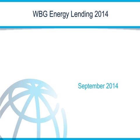 World Bank Energy Lending 2014 | PPTX