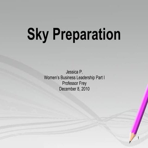 SKY PREPARATION | PPT