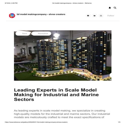 Model Makers for Detailed Architecturals | PDF