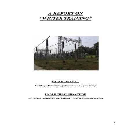 220KV Substation Training Report | PDF